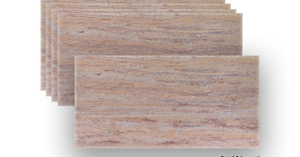 Set 16 panouri decorative din praf de piatra, Naimeed D7309, ignifuge ...
