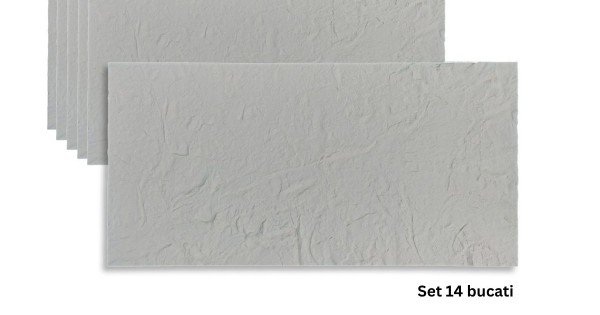 Set 14 panouri decorative din praf de piatra, Naimeed D7316, flexibile ...