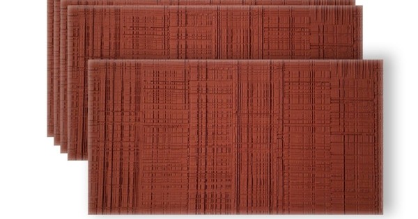 Set 10 panouri decorative din praf de piatra, Naimeed D7328, flexibile ...